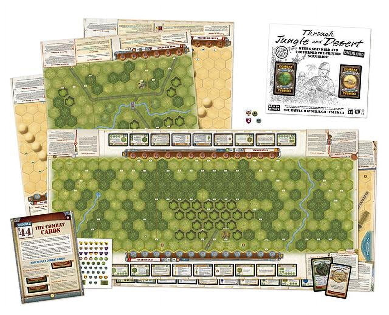Memoir '44 Strategy Board Game: Through Jungle and Desert Battle Map ...