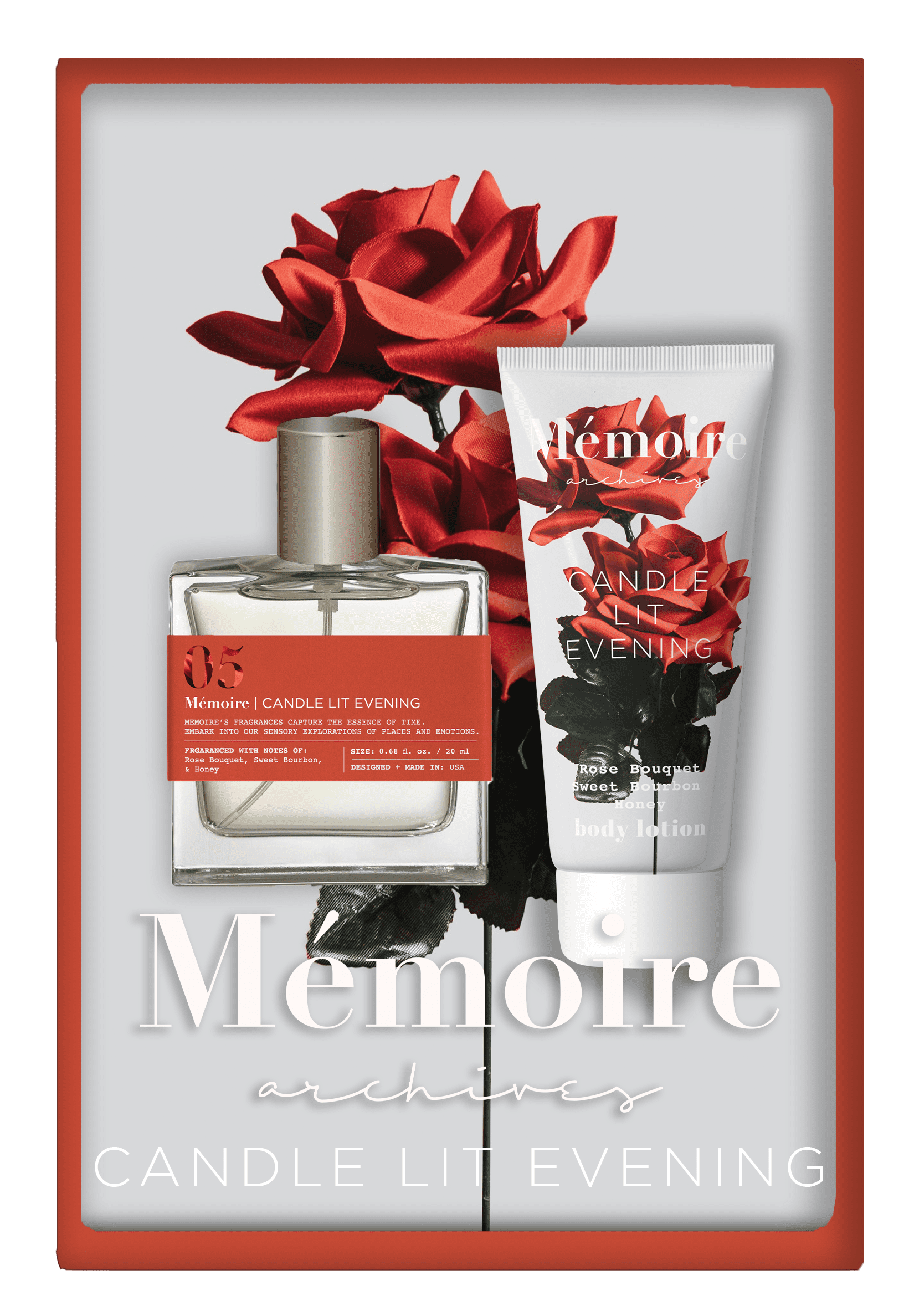 Memoire Candle Lit Evening Women's Fragrance Gift Set contains 1 20ml ...