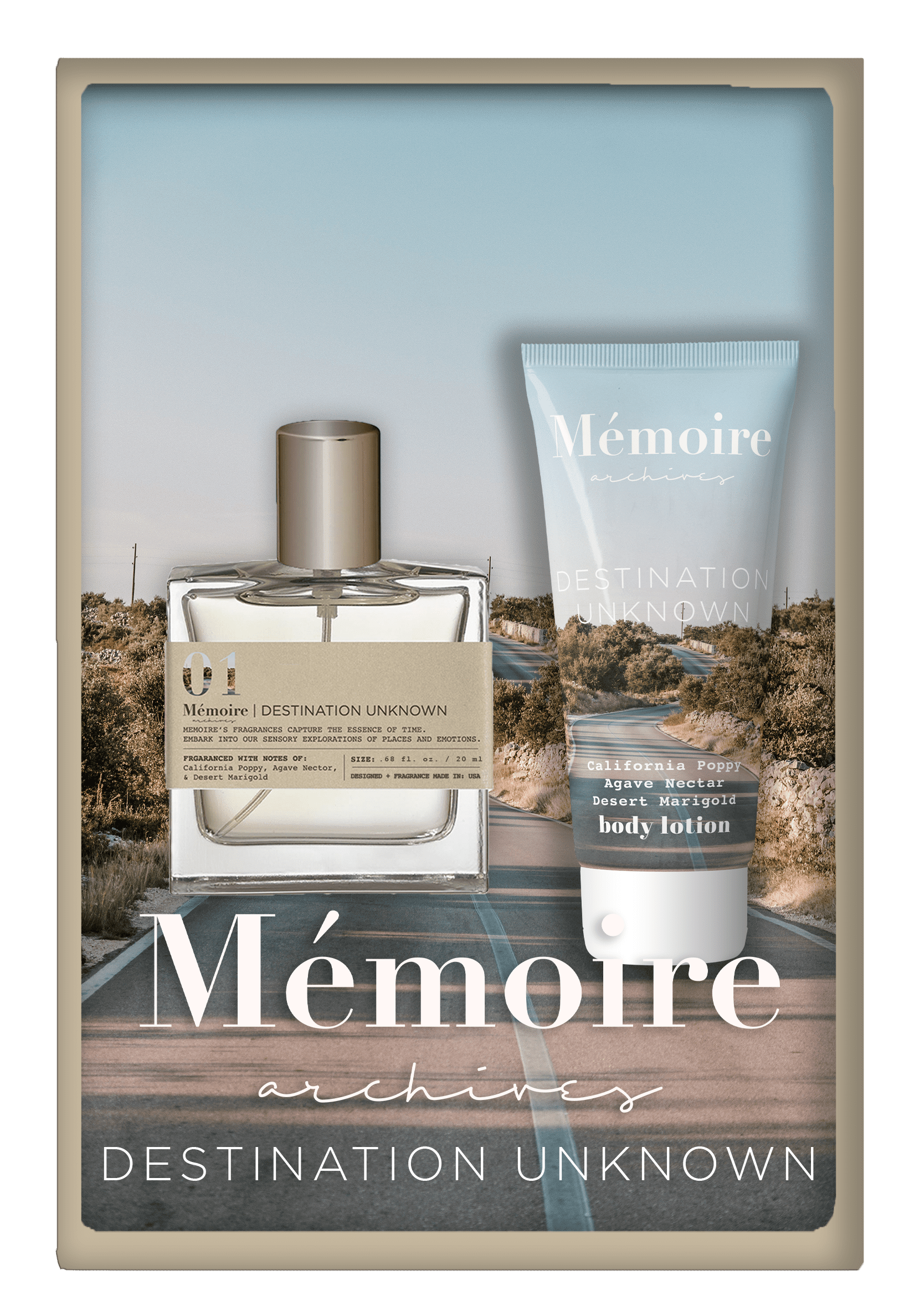 Memoire Destination Unknown Fragrance Set 20ml EDP & 30ml Lotion ...
