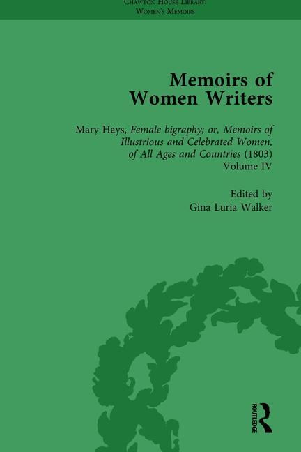 Memoirs of Women Writers, Part III vol 8, (Hardcover) - Walmart.com