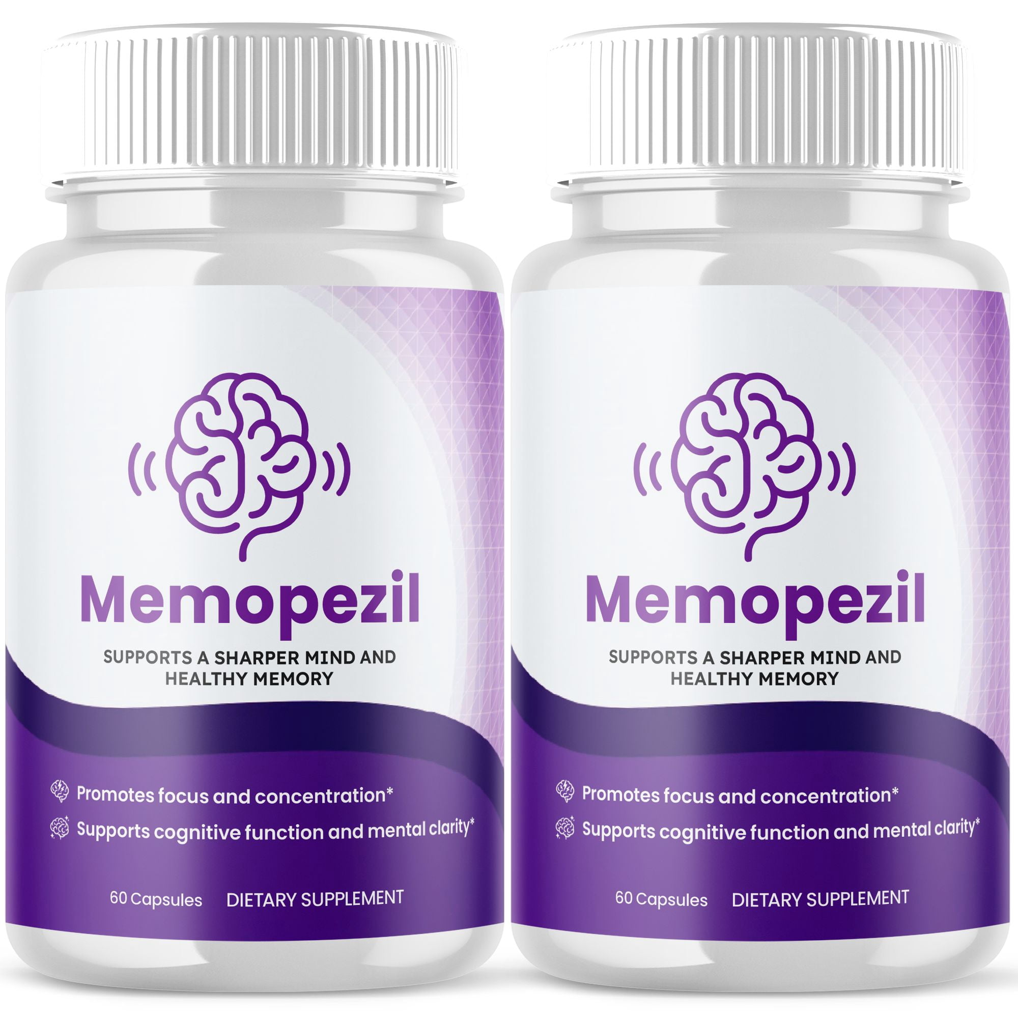 Memopezil Advanced Formula Brain Support Pills Maximum Strength ...