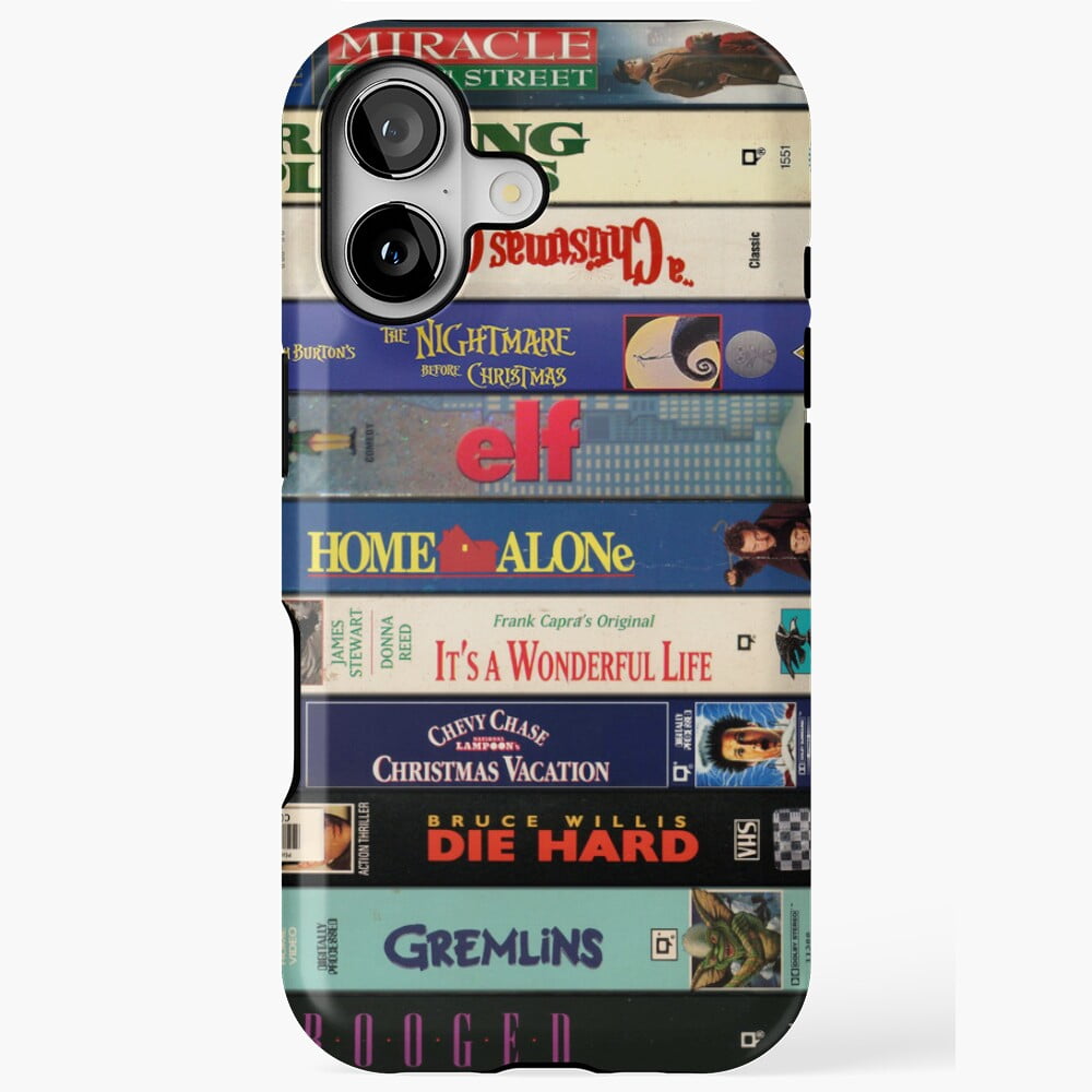 Memorable Classic Holiday Film Retro Print Case for iPhone 17 to 11 Pro ...