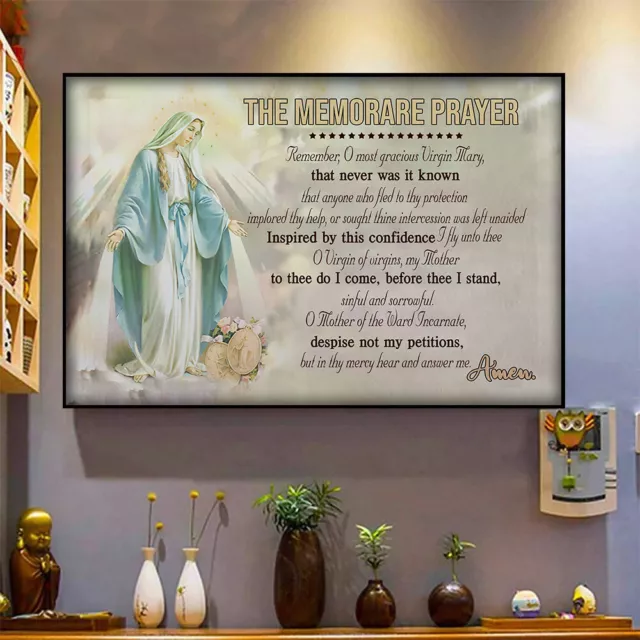 The Memorare Prayer That Never Was It Know Maria Faith God Poster NO ...