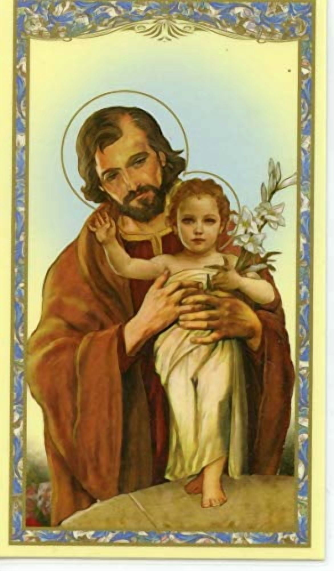 Memorare to St. Joseph holy card - laminated - Pack of 25 - Walmart.com