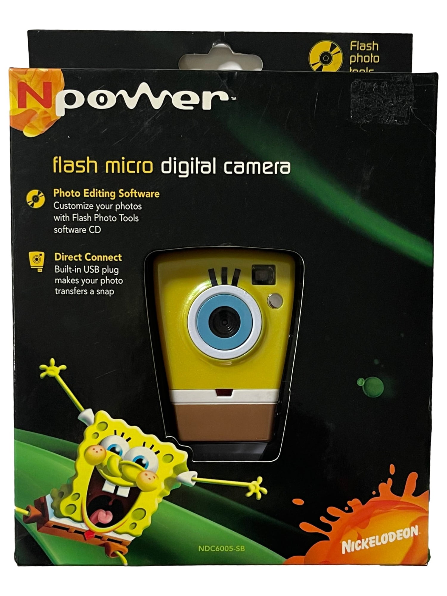 Memorex Flash Micro Spongebob Digital Camera with 8MB Memory - Walmart.com