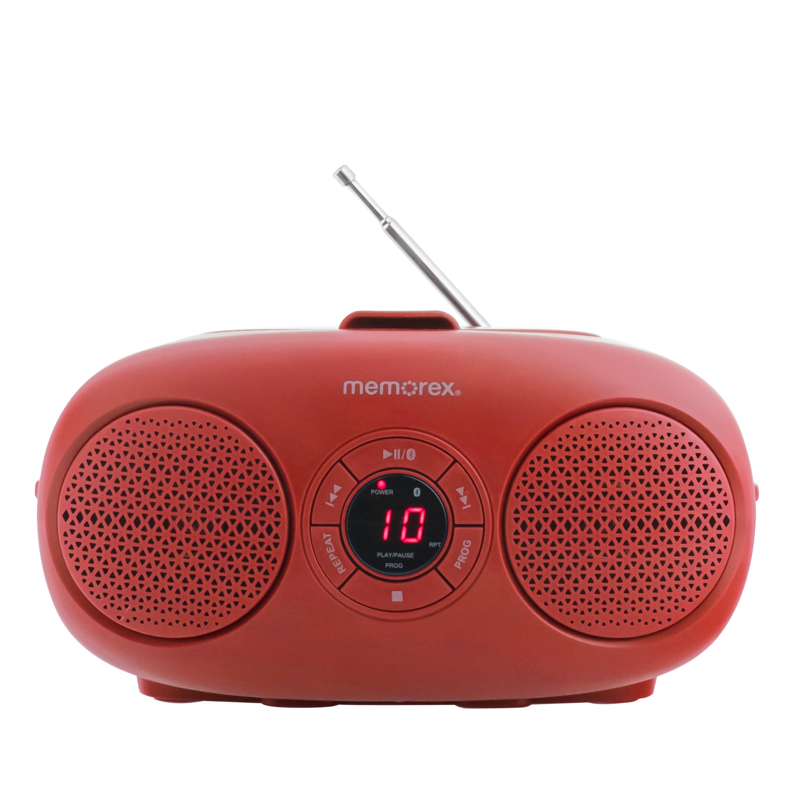 Memorex MX-BCD30(R) Bluetooth Top Loading CD Player | Portable AM/FM ...