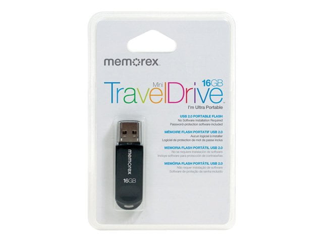 Memorex Mini TravelDrive USB 2.0 Flash Drive, 16GB - Walmart.com