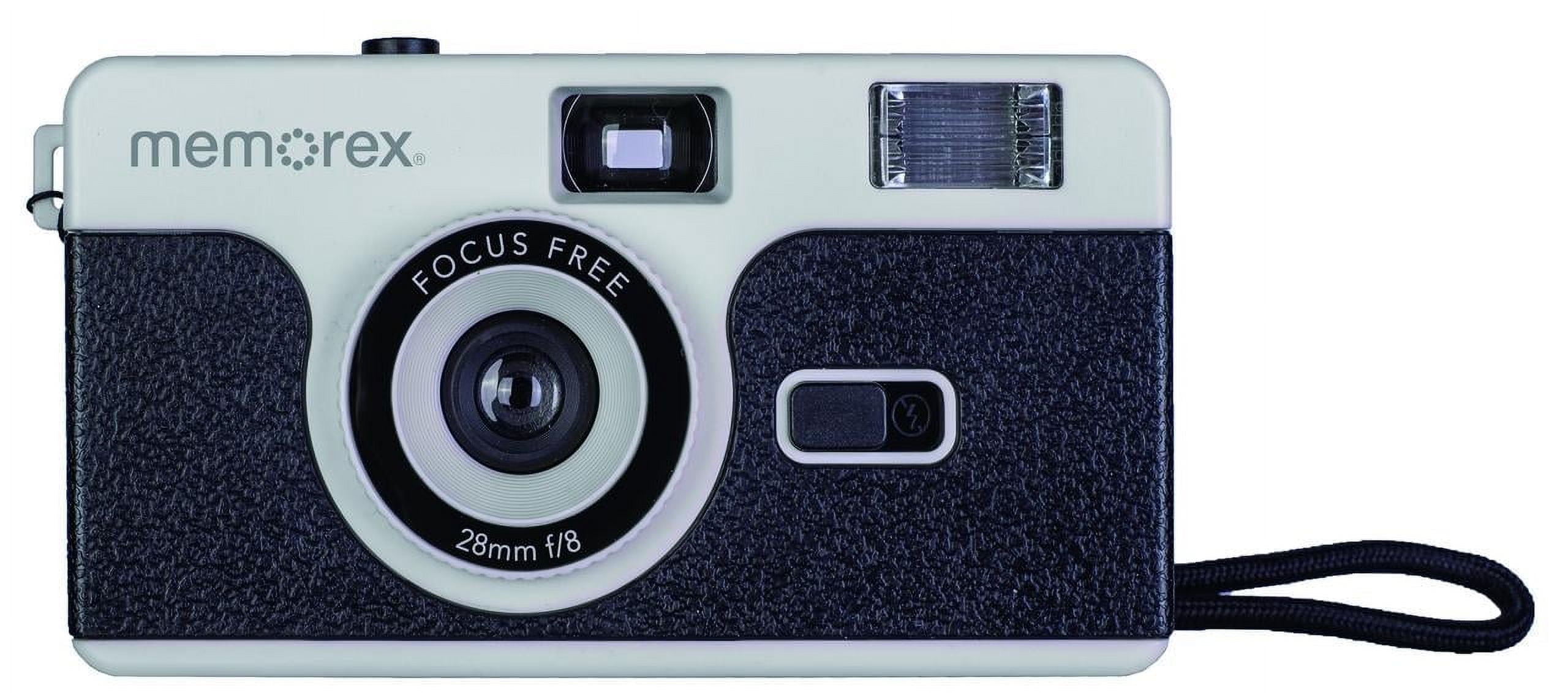 Memorex Reusable 35mm Film Camera with Built-In Flash, Retro Camera For ...