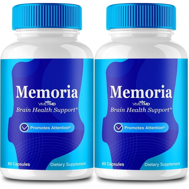 Memoria Brain Supplements for Memory and Focus Capsules (2 Pack ...