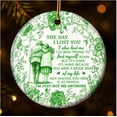 Memorial Bereavement Ceramic Hanging Ornament, Sympathy Remembrance ...