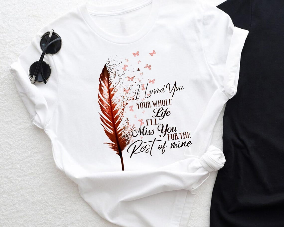 Memorial Butterfly T-Shirt: Grief Sympathy Gift All Size S-5Xl ...