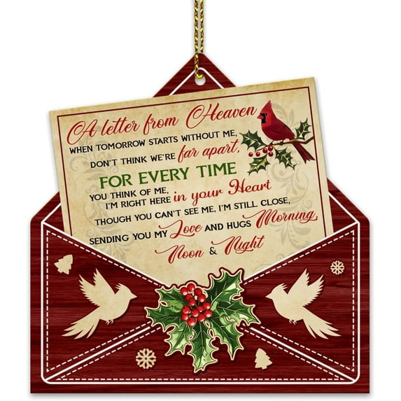 Memorial Christmas Ornament 2025, in Memory Cardinal Tree Decoration ...