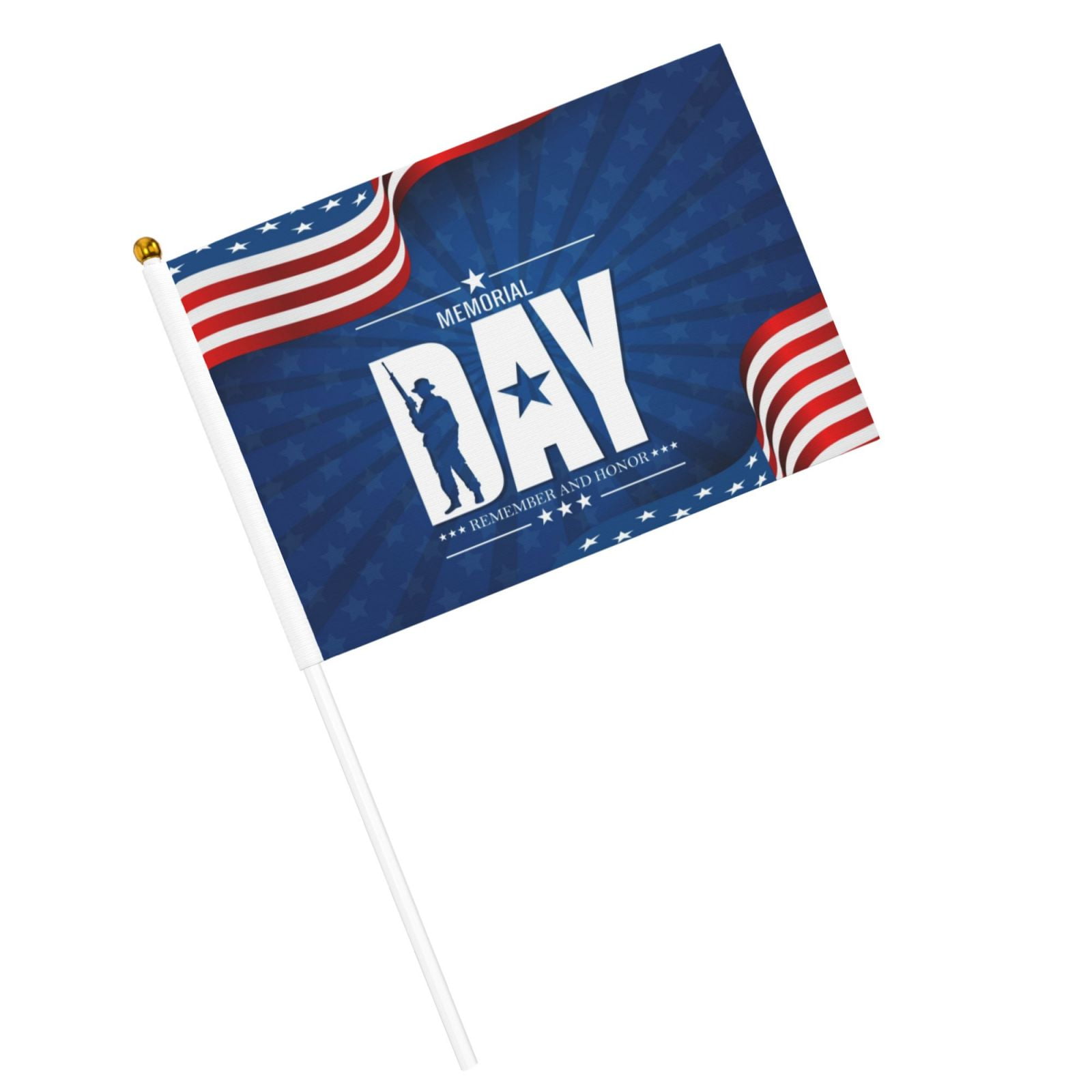 Memorial Day 2024 Mini Hand Held Flags Small Flag Banner Party ...