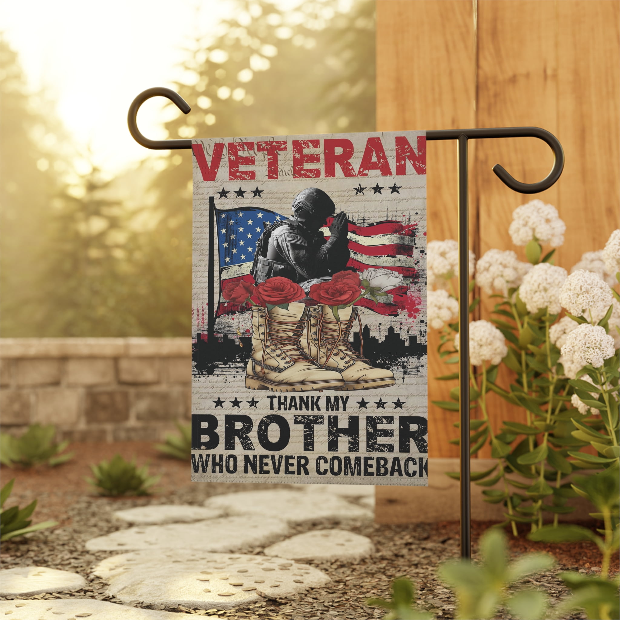 Memorial Day American Flag, Thank Bro Who Never Comeback Flag ID-0426 ...