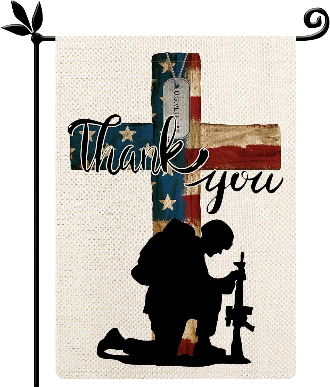 Memorial Day American Veteran Soldier Yard Flag, 4th of July Always ...