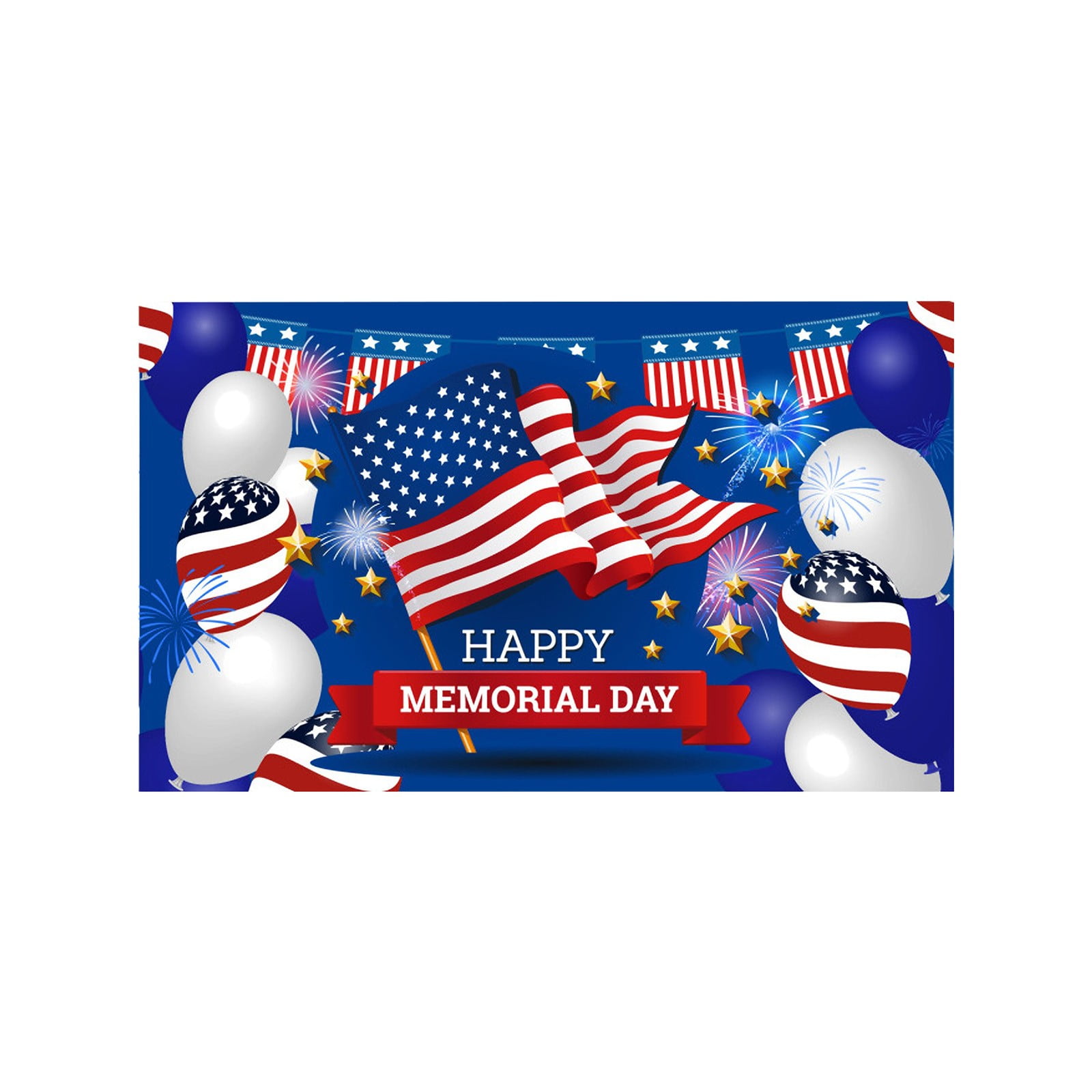 Memorial Day Backdrop Photography 4th of July Patriotic Fourth of July ...