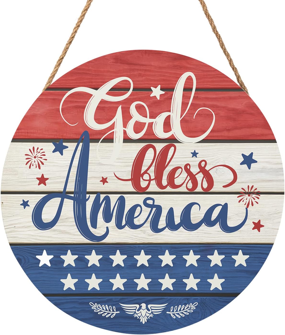 Memorial Day Decorations Door Sign for Front Door, Independence Day ...