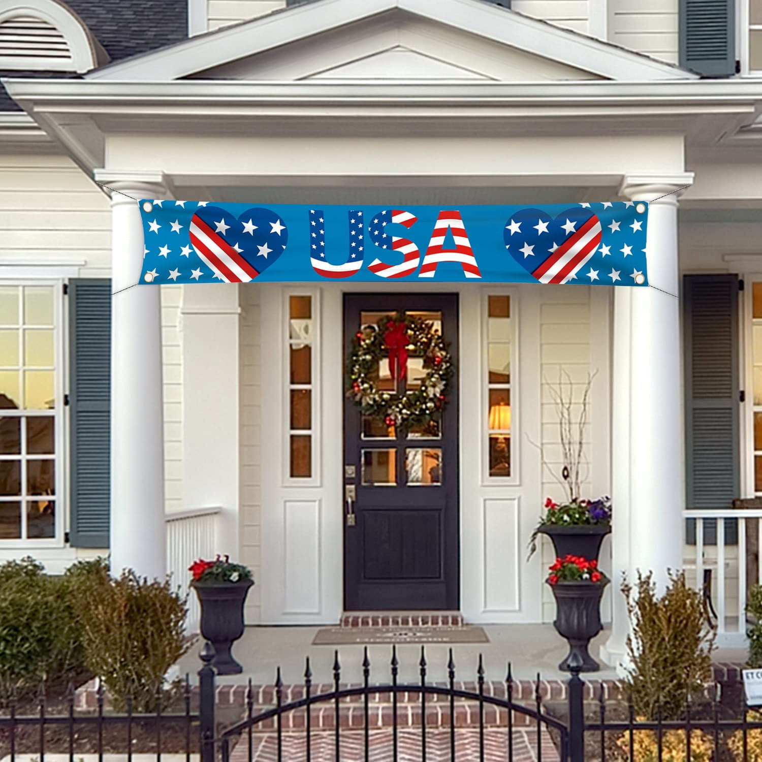 Memorial Day Decorations Graden Banner, Large 9.8*1.6ft Memorial Day ...