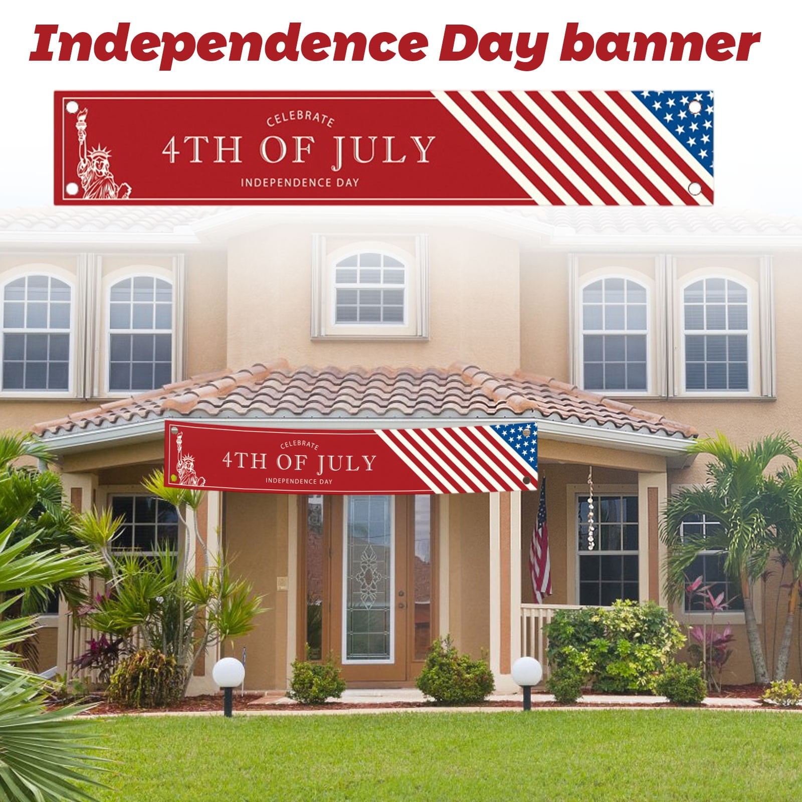 Memorial Day Decorations Graden Banner, Large 9.8*1.6ft Memorial Day ...