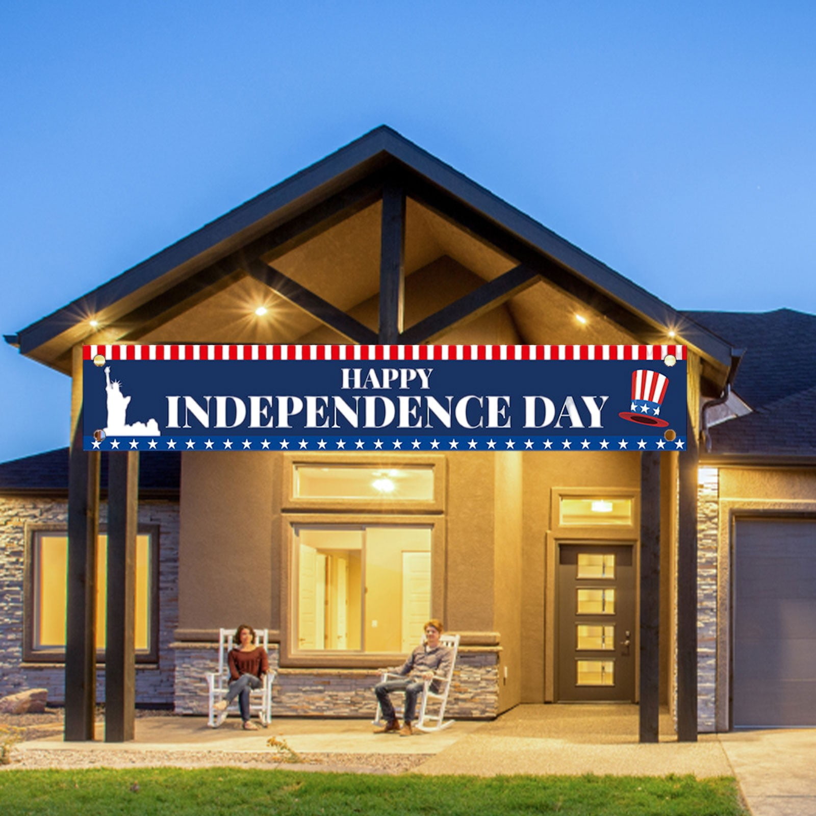 Memorial Day Decorations Graden Banner, Large 9.8*1.6ft Memorial Day ...