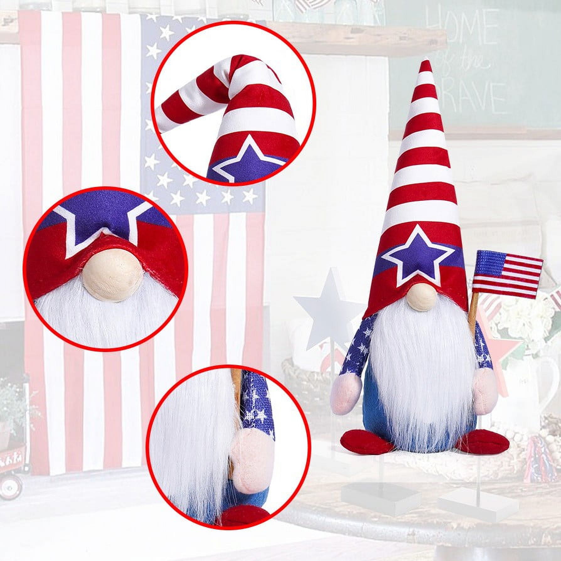 Memorial Day Decorations - Patriotic Gnomes Decorations for 4th of July ...