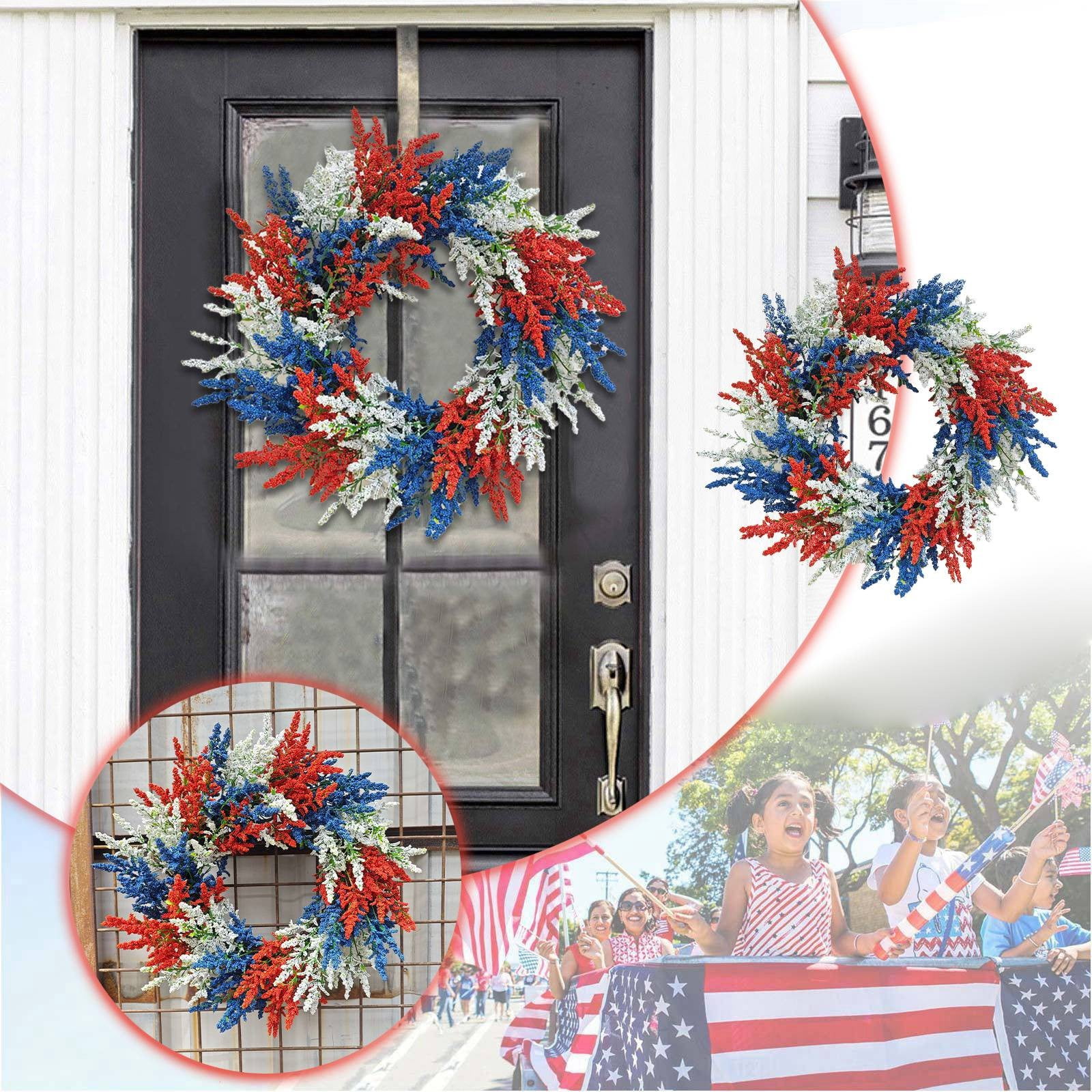 Memorial Day Decorations Patriotic Wreath 4th Of July Wreath Memorial ...