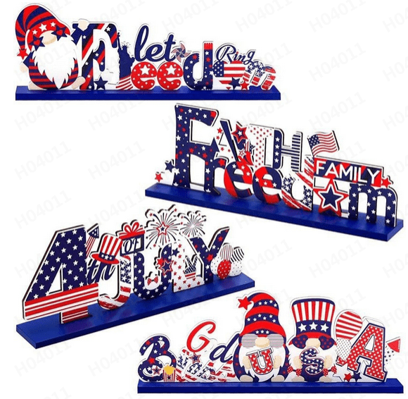 Memorial Day Decorations Table Acrylic Sign Freedom Breave Memorial Day ...
