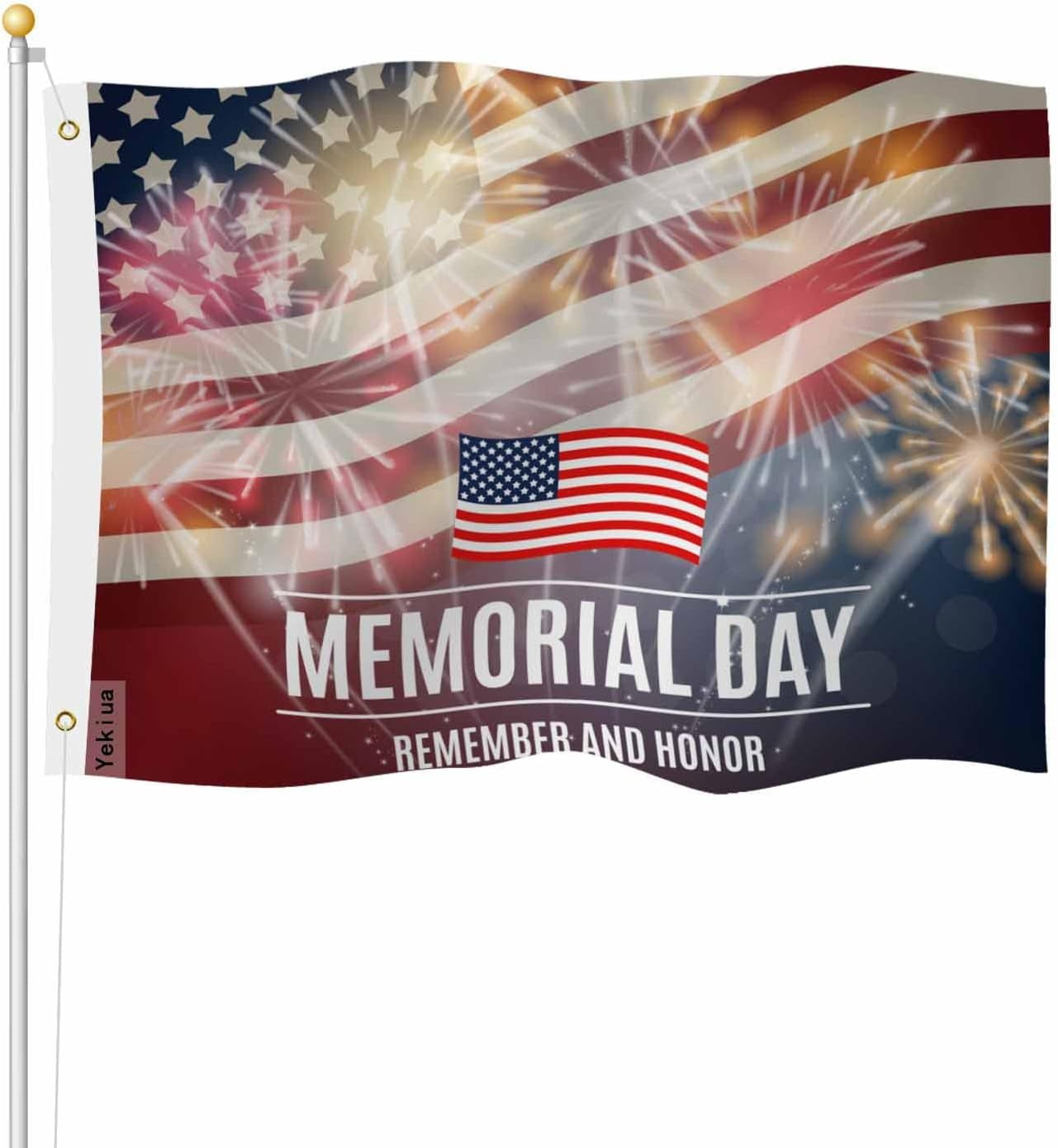 Memorial Day Flag Outdoor USA Patriotic American 4Th Of July Day ...