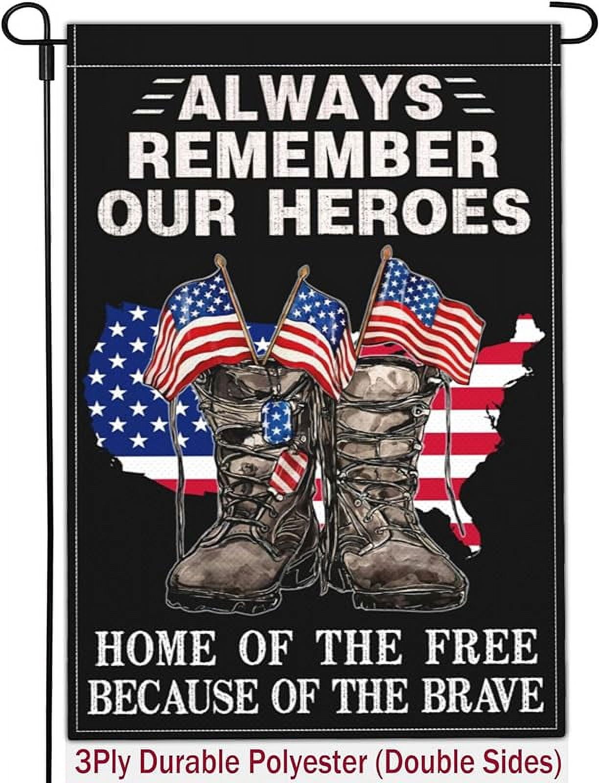 Memorial Day Flags for Outside 3x5 Double Sided 4th of July Flag ...