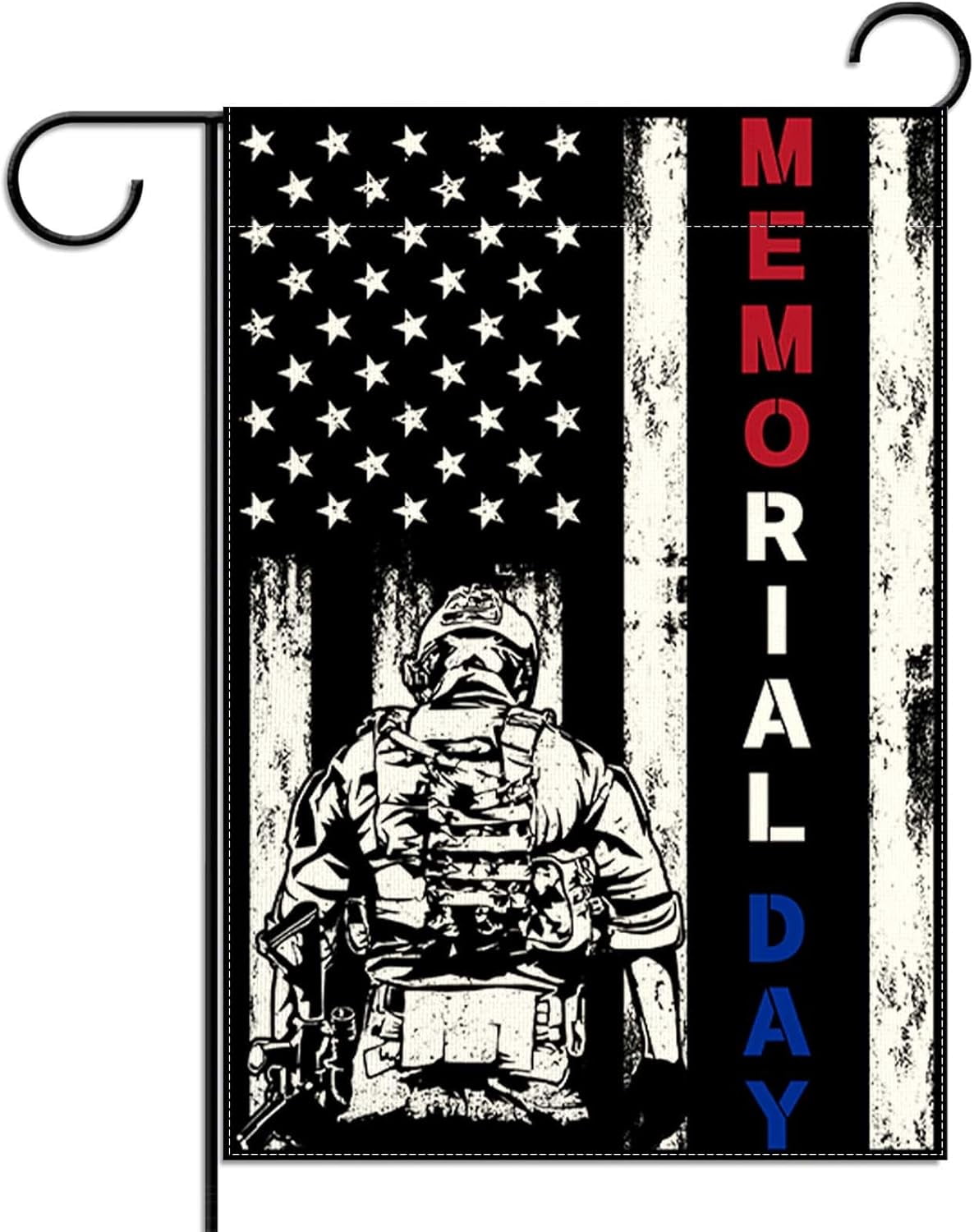 Memorial Day Garden Flag 12x18 Inch Double Sided Patriotic Decorations
