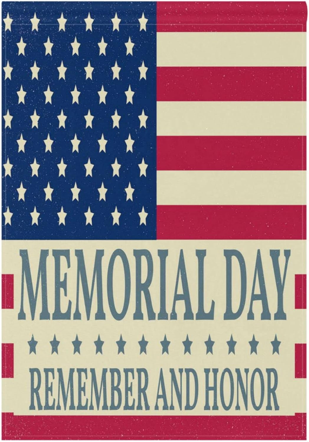 Memorial Day Garden Flag Double Sided, Remember And Honor Our Heroes ...