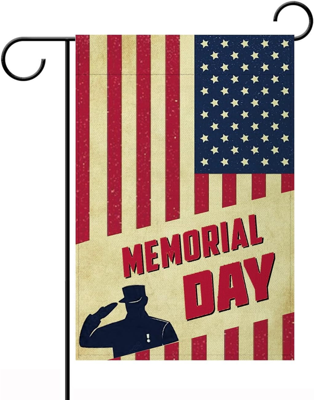 Memorial Day Garden Flag The Flag Of The American Soldiers Double-Sided ...