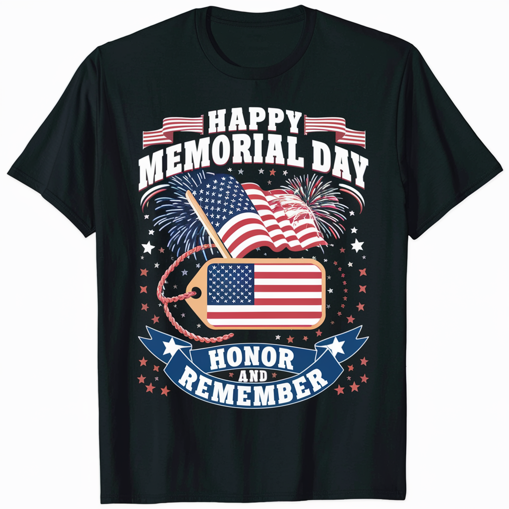 Memorial Day Gratitude Tee Honoring Our Fallen Summer fashion women's ...