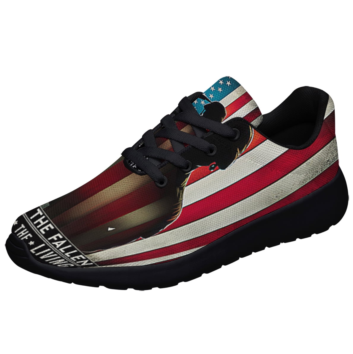 Memorial Day Honor The Fallen Thank The Living Veterans Shoes Sneakers ...