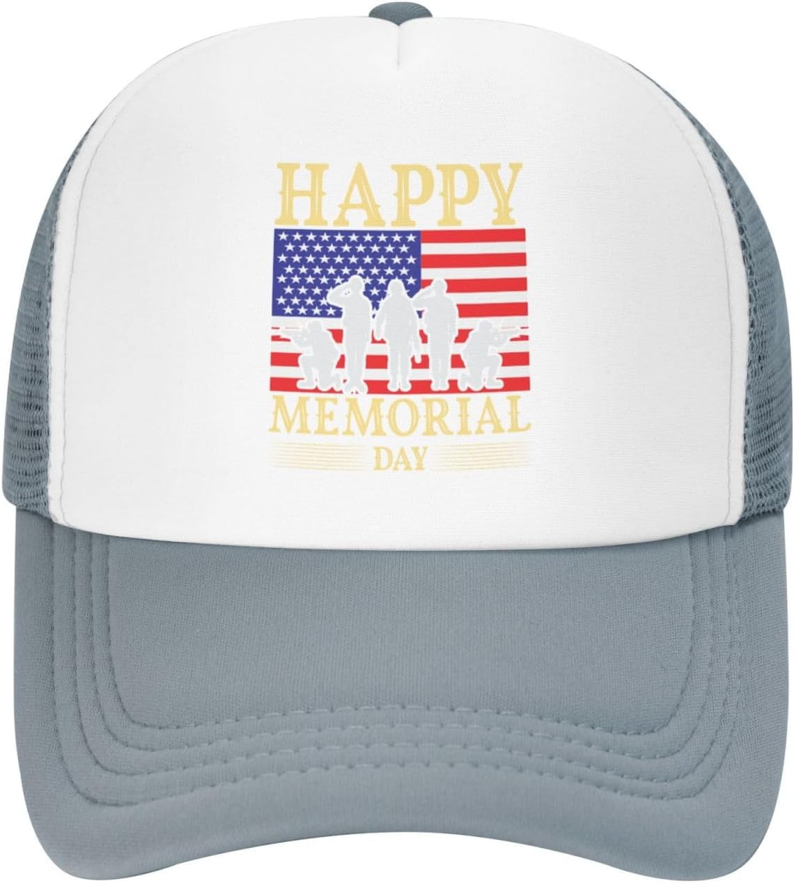 Memorial Day Mesh Hat Gift for Veteran Day Cap 4th of July Patriotic ...