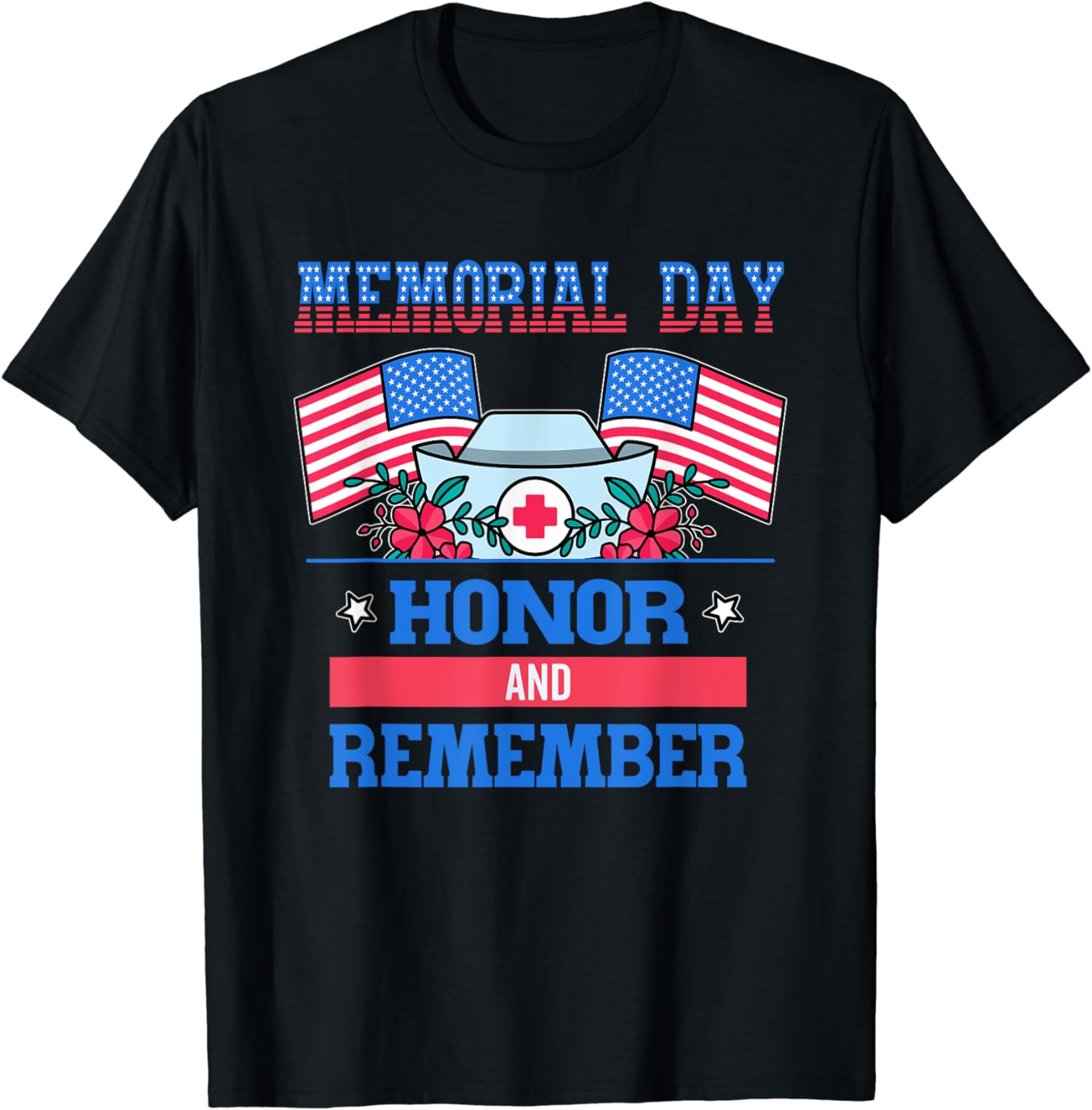 Memorial Day Nurse T-Shirt - Walmart.com