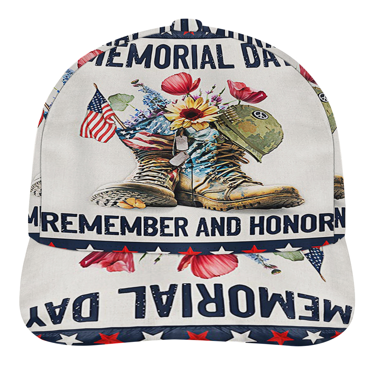 Memorial Day Remember And Honor baseball cap hat - Walmart.com