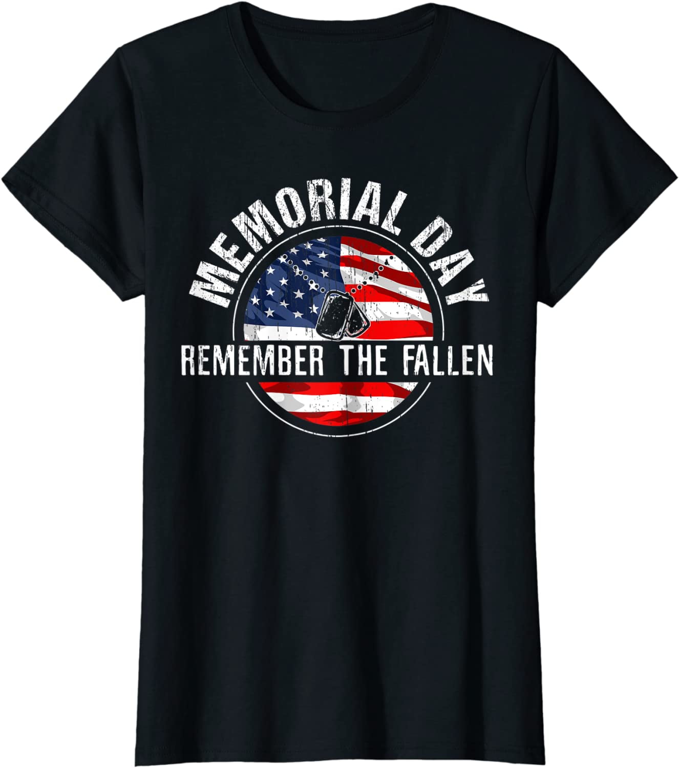 Memorial Day Remember The Fallen Veteran Shirt Military T-Shirt - Walmart.com