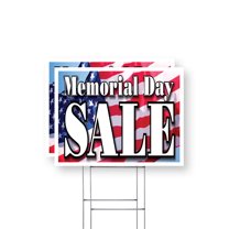Auction Today Yard Sign 5 Pack of 12 Inch x 16 Inch Single Sided ...