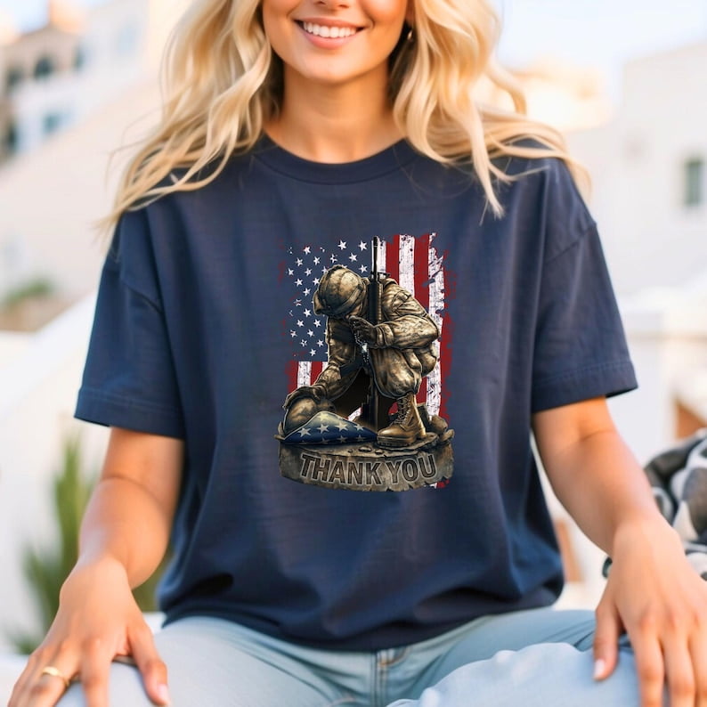 Memorial Day Shirt, Honor and Remember Tee, Patriotic Soldier TShirt ...