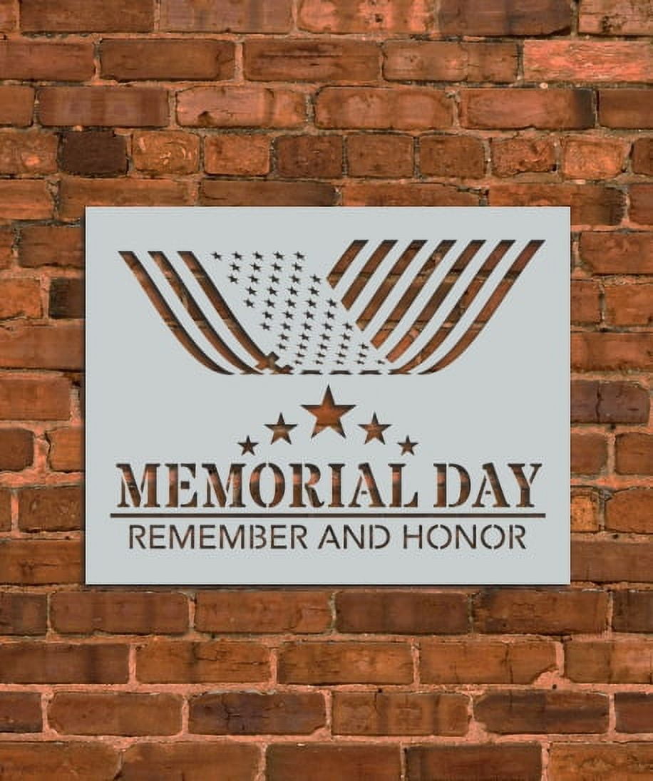 Memorial Day Stencil - Walmart.com
