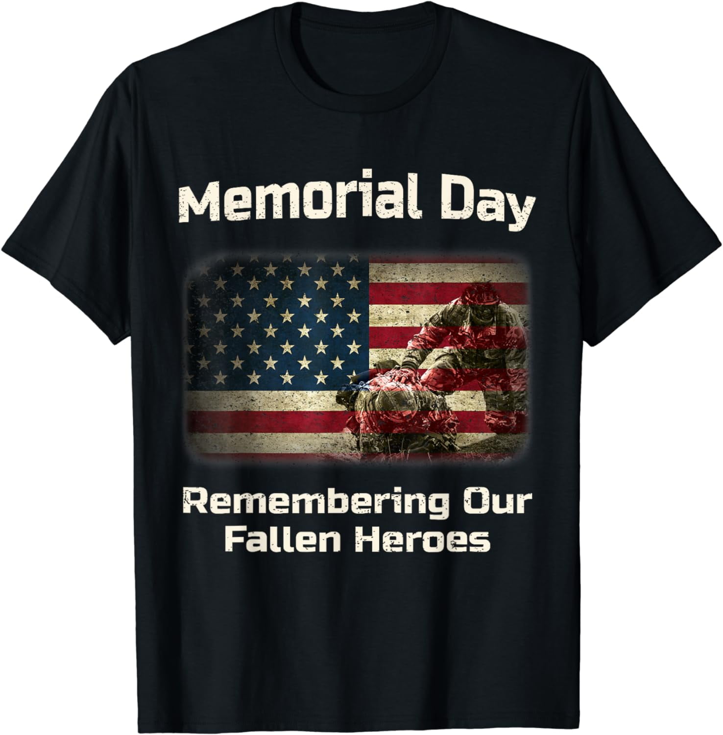 Memorial Day T-Shirt - Remembering our Fallen Heroes - Walmart.com