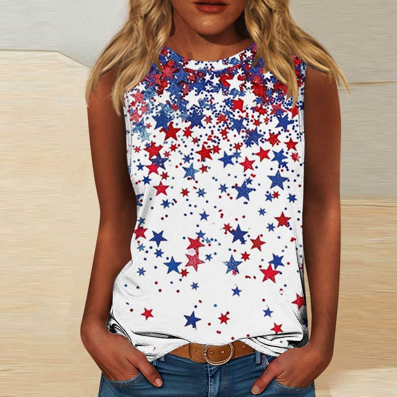 Memorial Day Tank Women Independence Day Tank Women American Flag Tanks ...