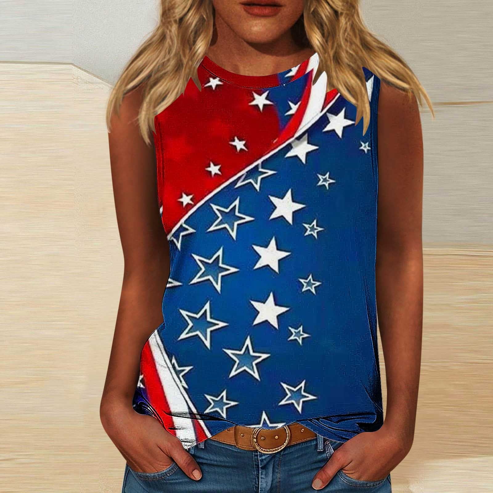 Memorial Day Tank Women Independence Day Tank Women American Flag Tanks ...