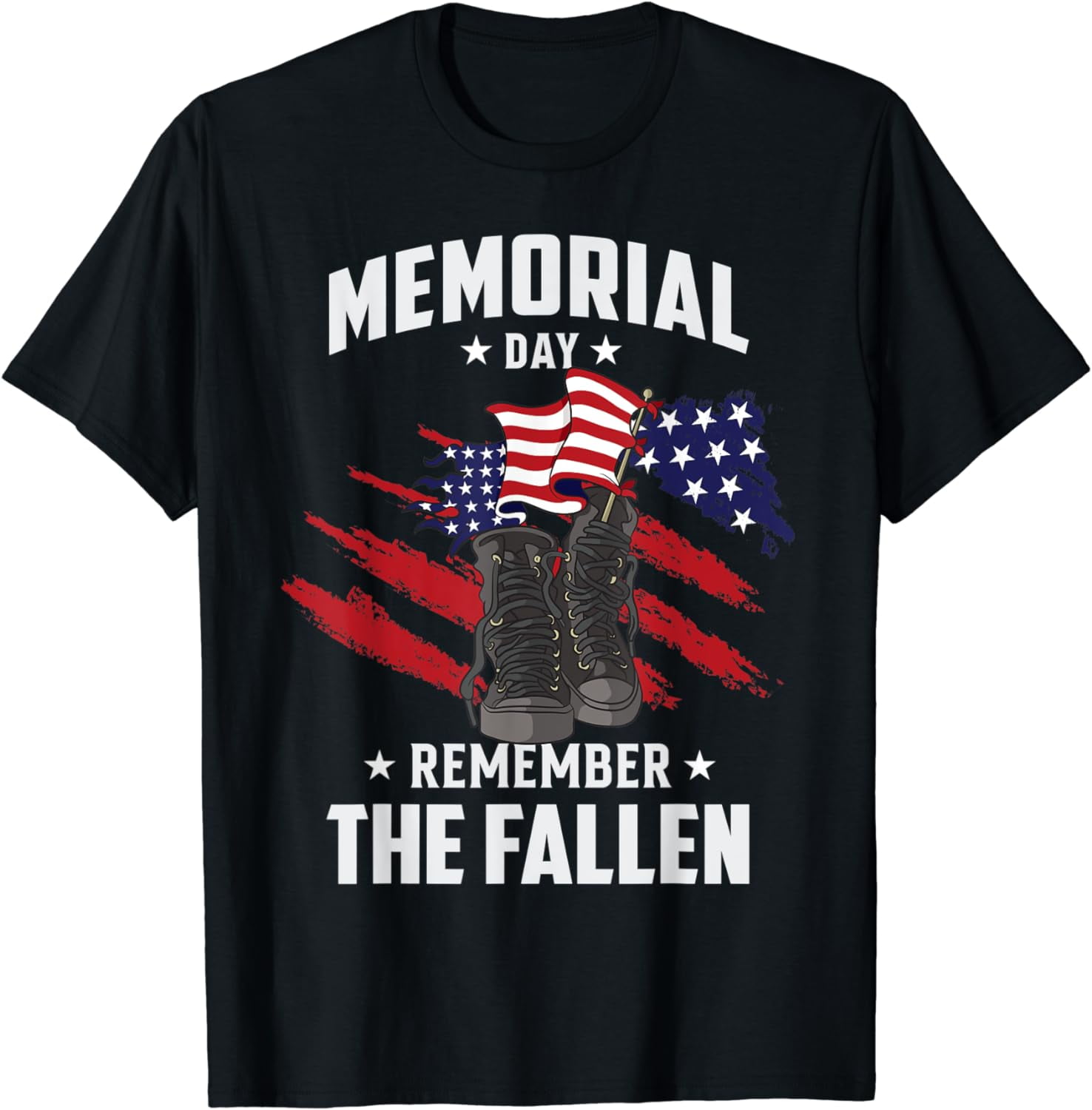 Memorial Day We Will Never Forget Remember The Fallen T-Shirt - Walmart.com