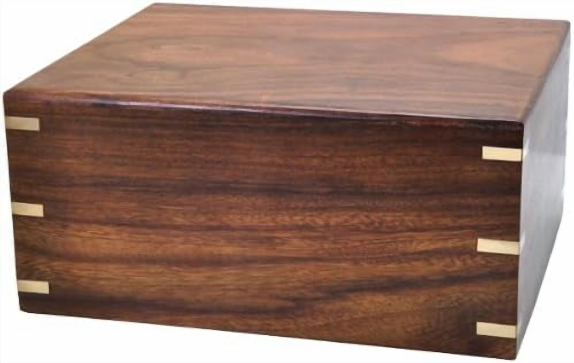 Memorial Gallery Custom Wood Box Pet Urn Large, Plain - Walmart.com