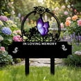 Memorial Garden Stake for Grandma, In Loving Memory Butterfly Grave ...