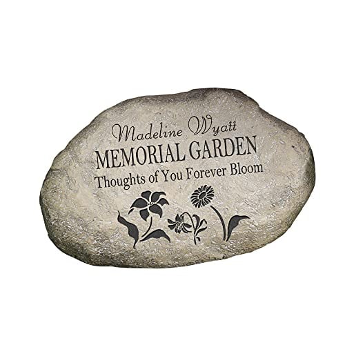 Memorial Garden Stone - Outdoor Stepping Stones for Garden Decor, Loved ...