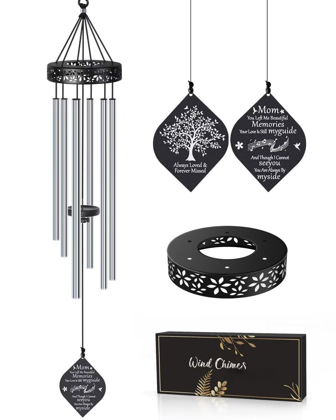 Memorial Gifts For Loss Of Mom 32'' Sympathy Wind Chimes Mother ...