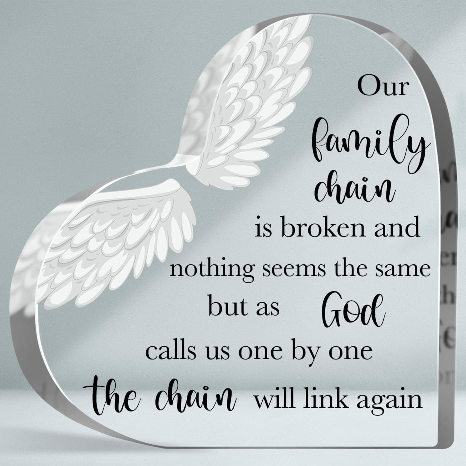 Memorial Gifts for Loss of Loved One, Loss of Family Members Acrylic ...